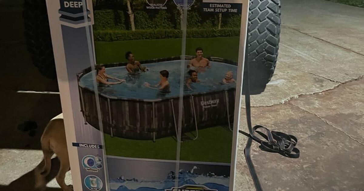 Bestway 16ft x 10ft Power Steel Pool Set for $200 in Rancho Cordova, CA | For Sale & Free — Nextdoor