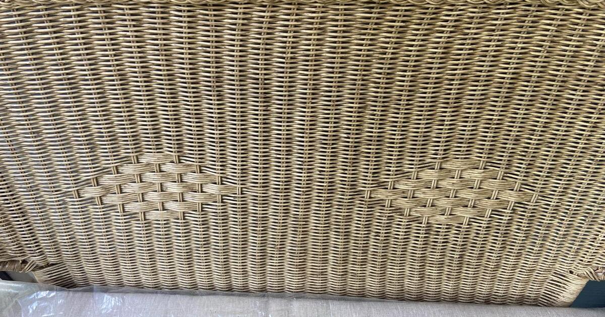 New Hampton Bay wicker love seat for $75 in Eatonton, GA | For Sale & Free — Nextdoor