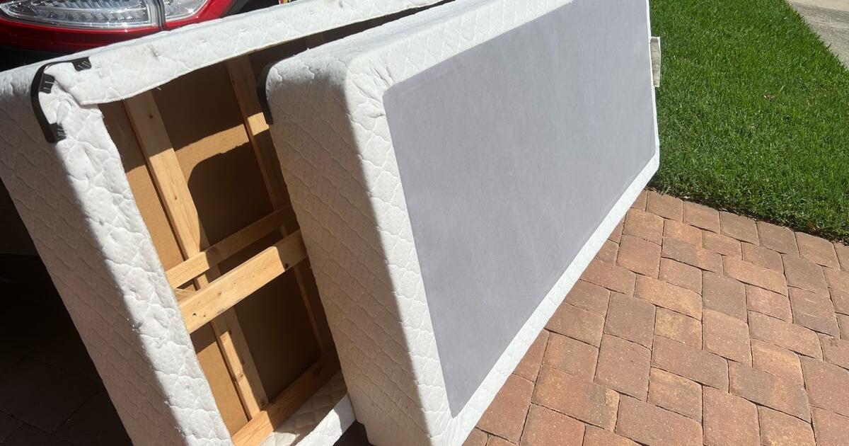Twin Size Box Spring Base (2) (or 1 King) for Free in Orlando, FL | For ...