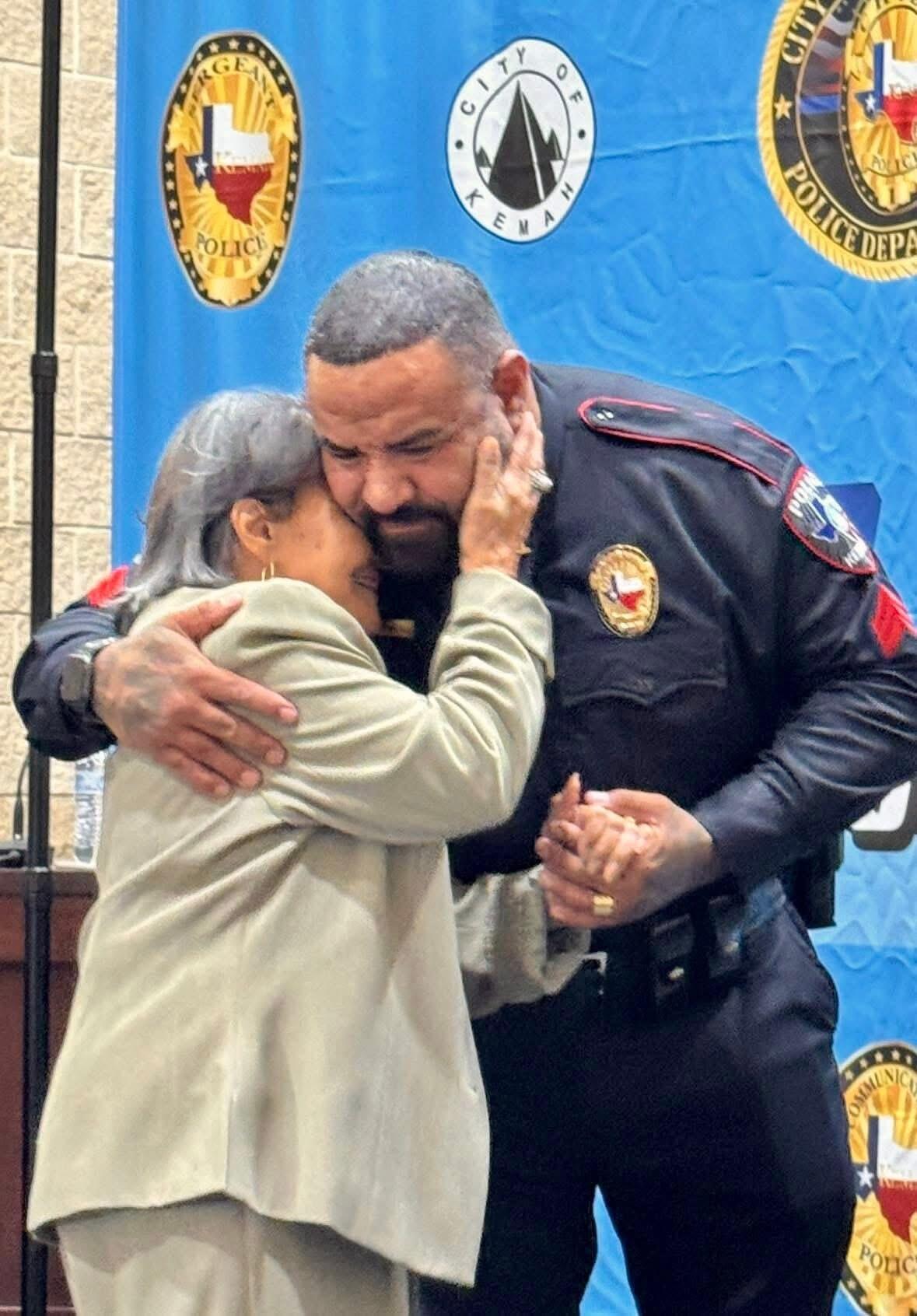 This afternoon, Chief Garivey swore in the newest member of the Kemah ...
