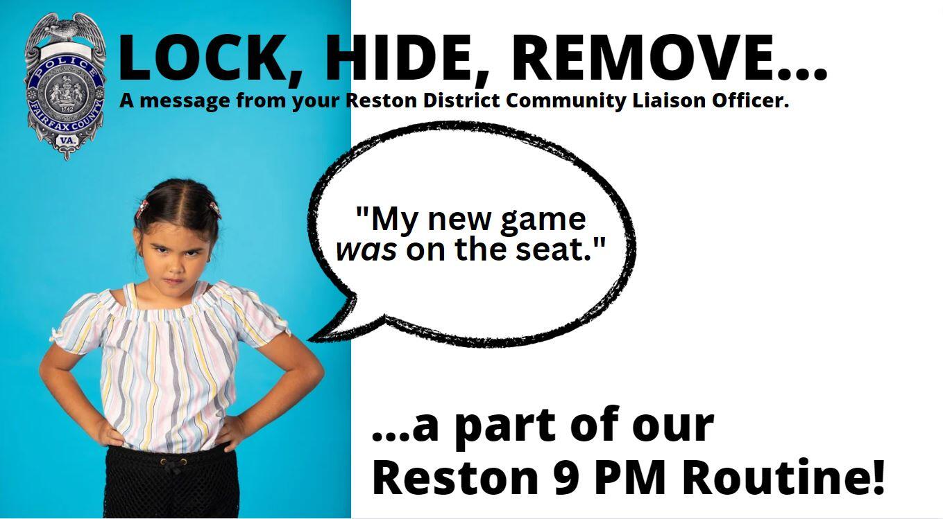 Make the 9 PM routine a family habit! (Fairfax County Police Department ...