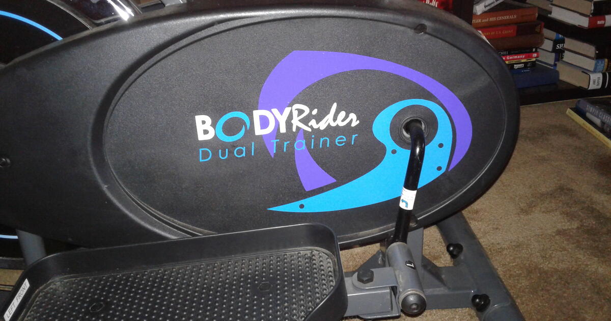 Body Rider 2 in 1 Dual Cardio trainer Elliplical & upright bike for ...
