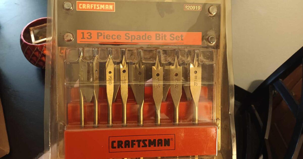 Craftsman 13 Piece Spade Bit Set for $15 in Kansas City, MO | For Sale ...