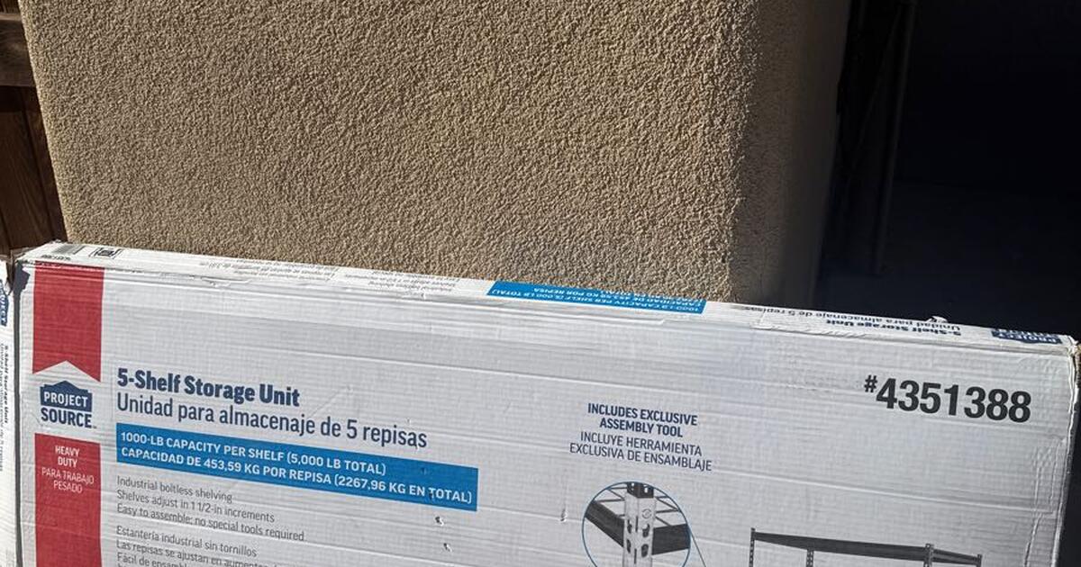 Project Source 5-Shelf Storage Unit for $125 in Albuquerque, NM | For ...