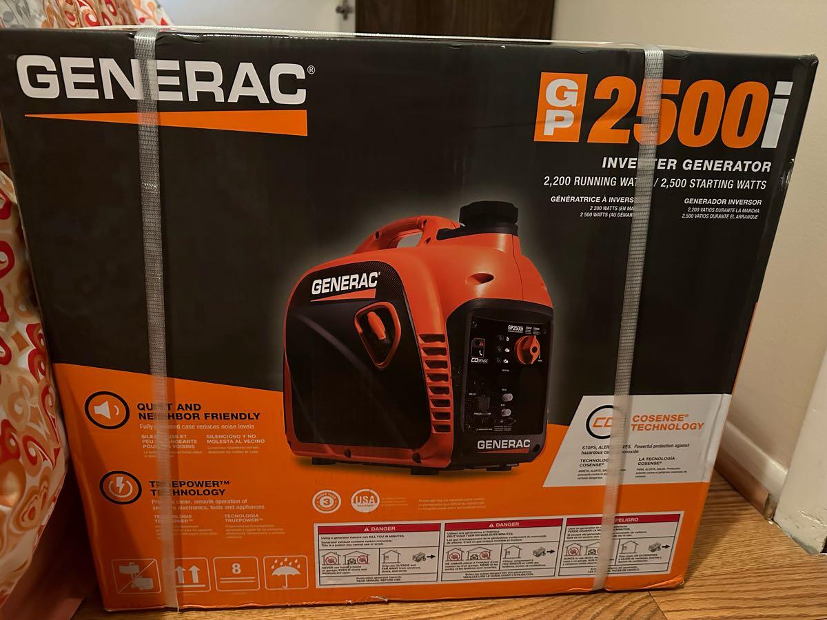Generac 2500 Watt Portable Generator for $575 in Farmington Hills, MI ...