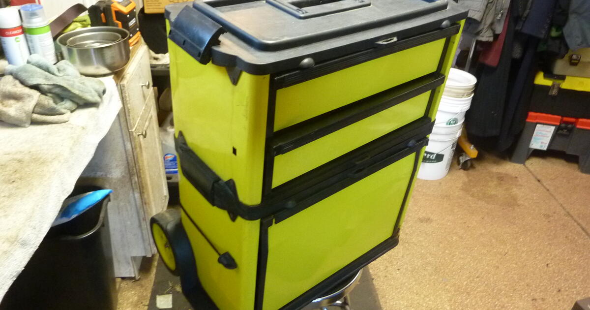 yellow rolling tool caddy for $25 in Napa, CA | For Sale & Free — Nextdoor