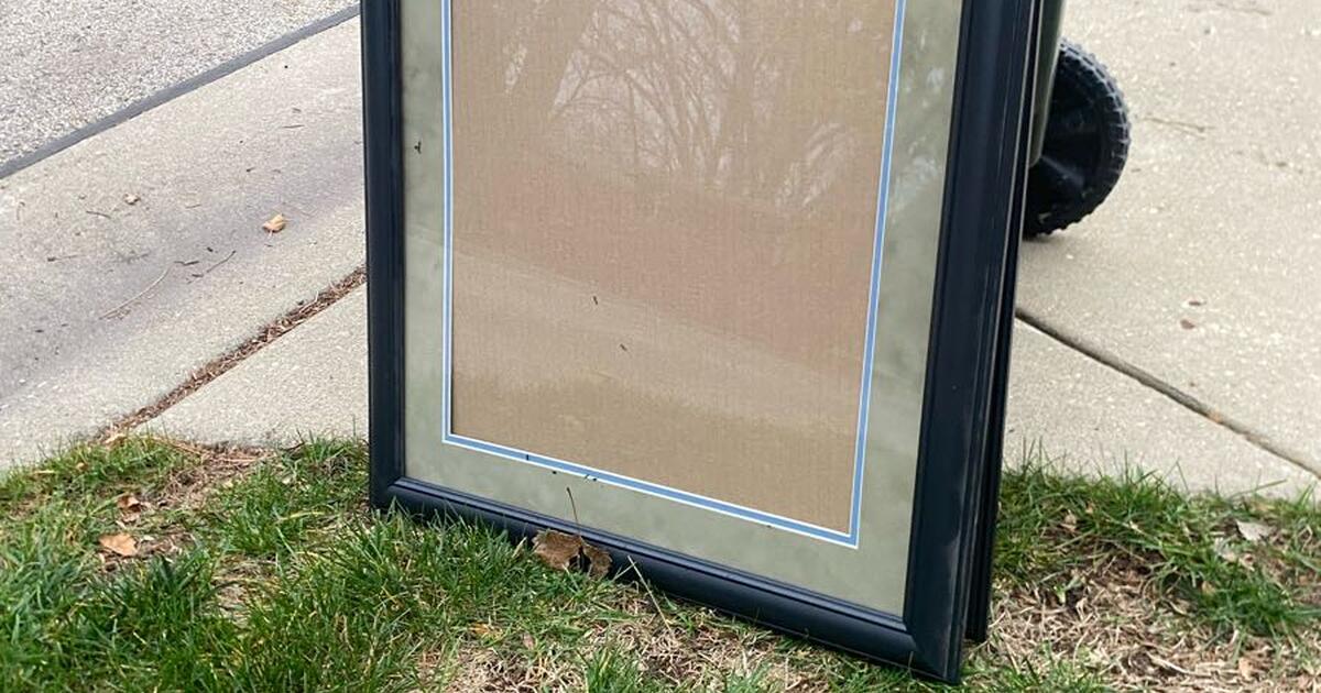 Curbside - Large Black Picture Frames - Two w/matting for Free in ...
