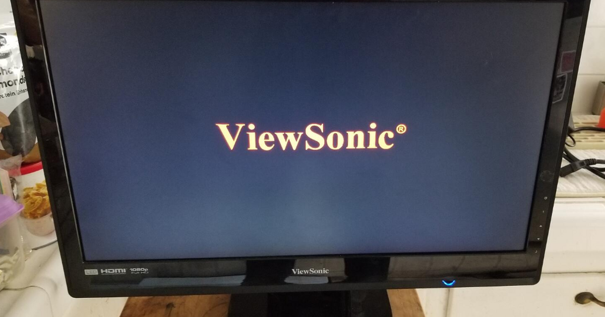 ViewSonic 24" 1080p HDMI Ultra-Slim Widescreen LED Monitor for $15 in ...