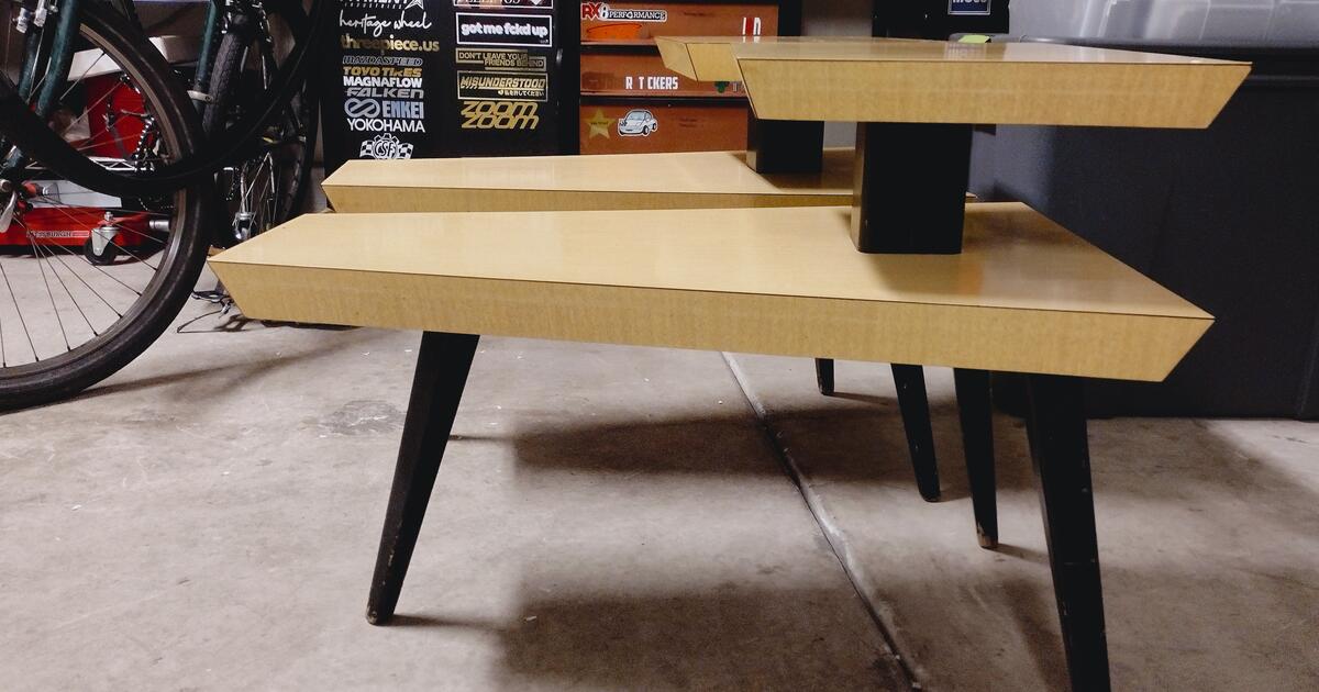 Pending - MCM Atomic Age side tables - 2 for $100 in Escondido, CA ...