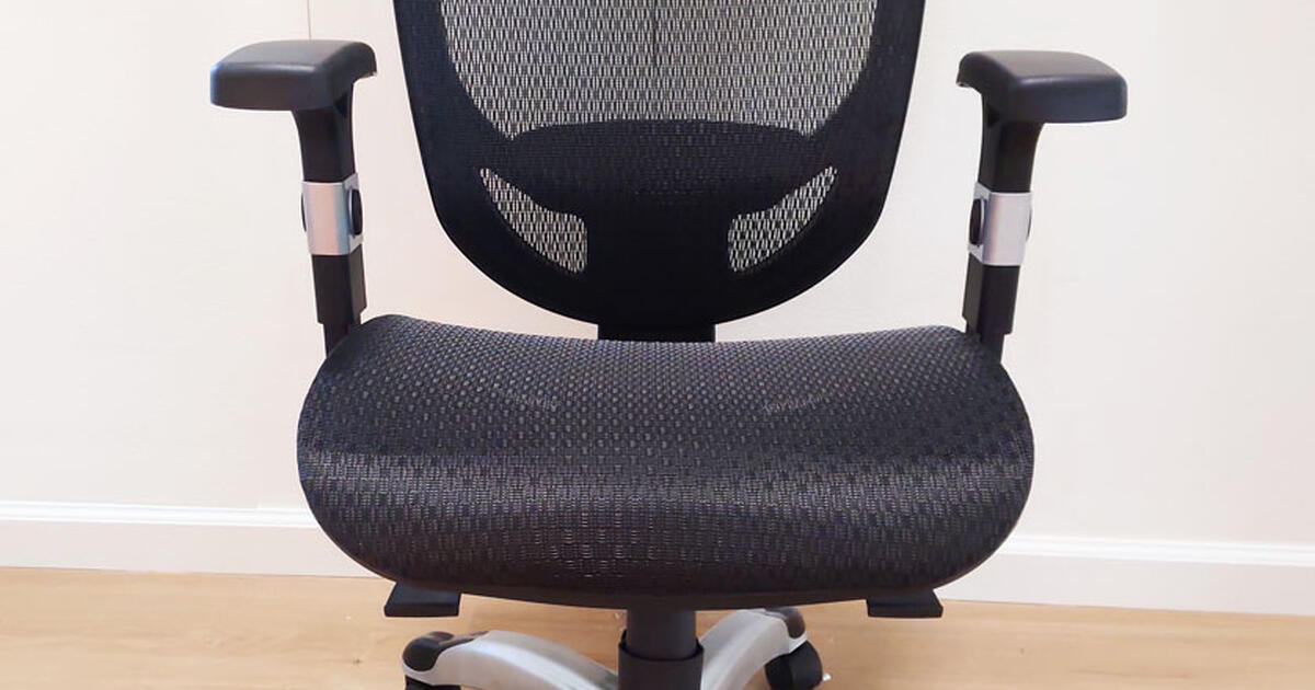 Like New FlexFit™ Hyken Mesh Task Office Chair, Black for $65 in Vero ...