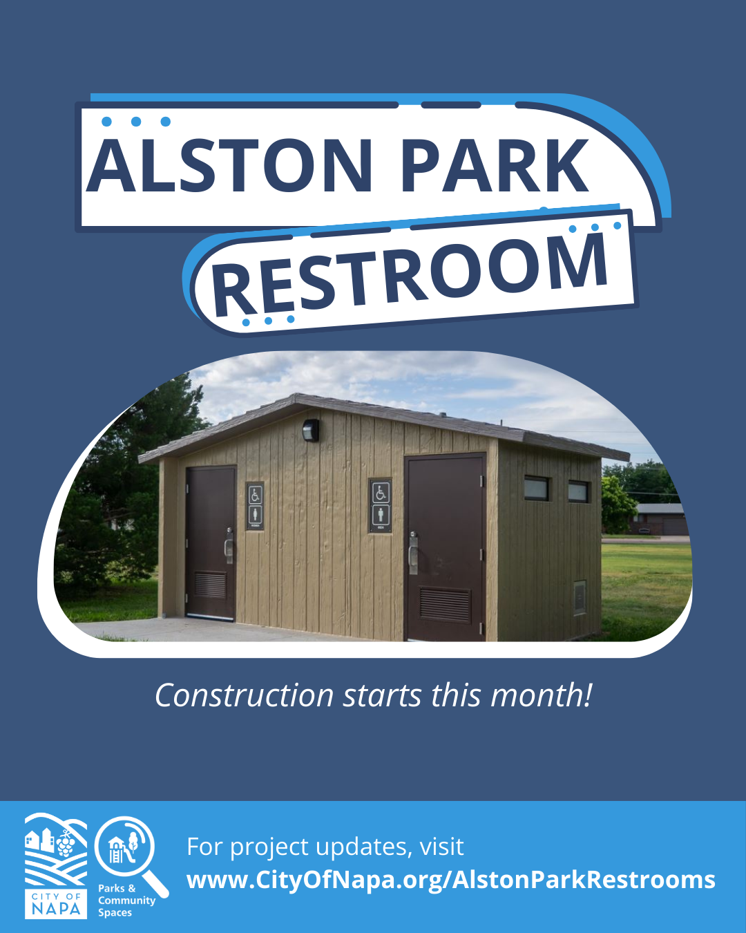 [para español👇] Coming Soon: New Restroom Facilities at Alston Park ...