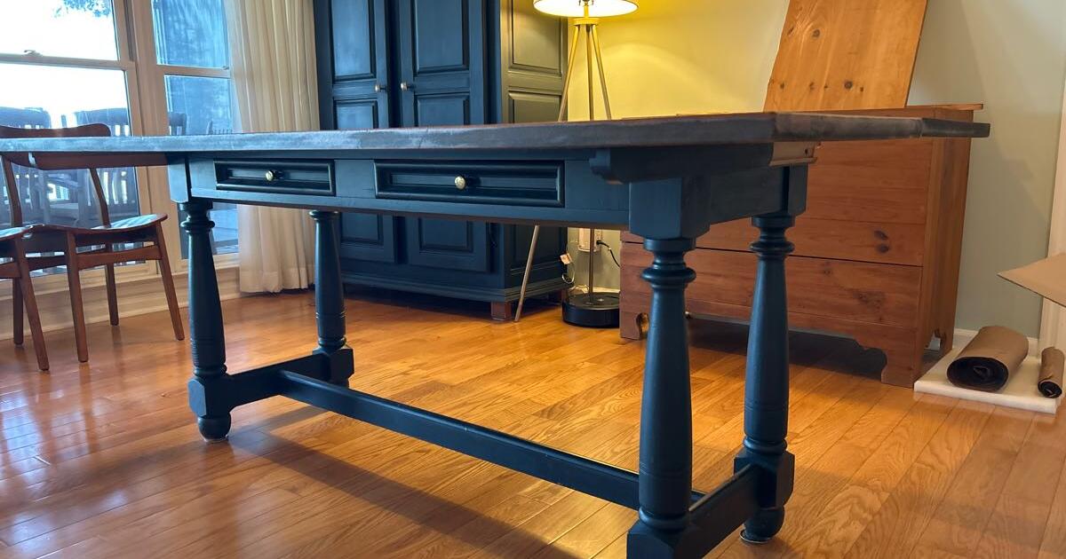 Buffet table that convert to 8-10 person dining table! for $150 in ...