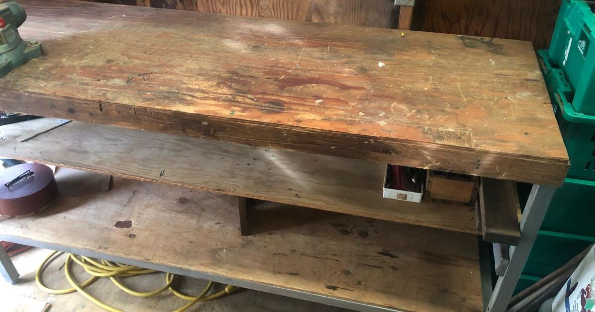 Large very sturdy work bench * see description for $150 in Folsom, CA | For Sale & Free — Nextdoor