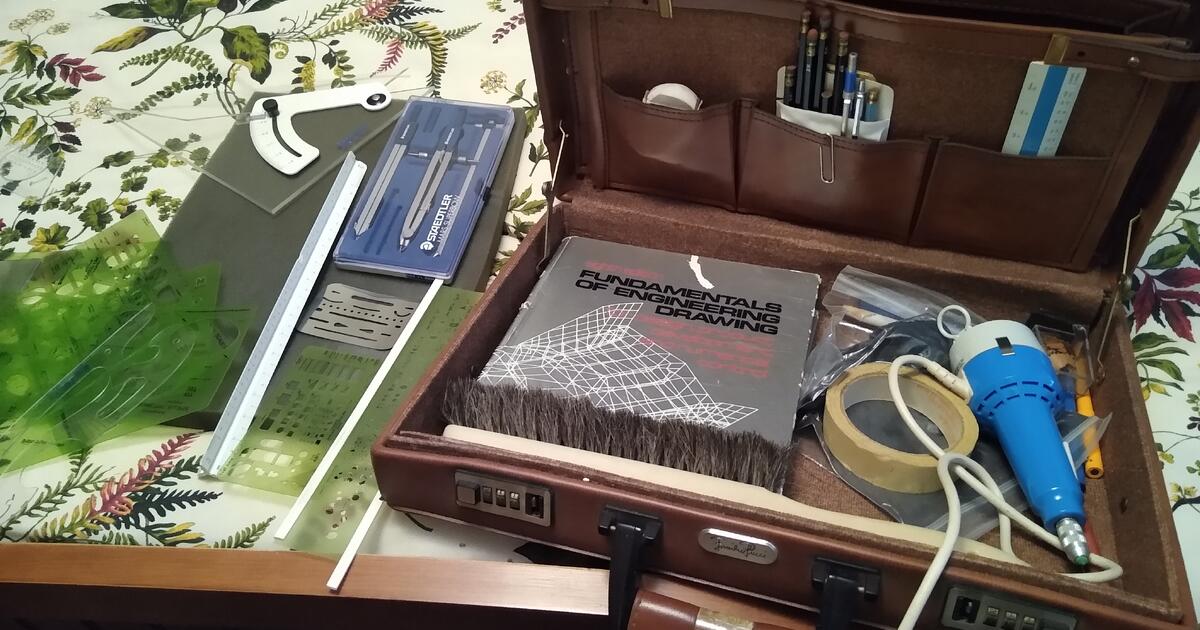 Engineering Drawing Kit Old School Drafting Kit for Free in Atlanta, GA ...