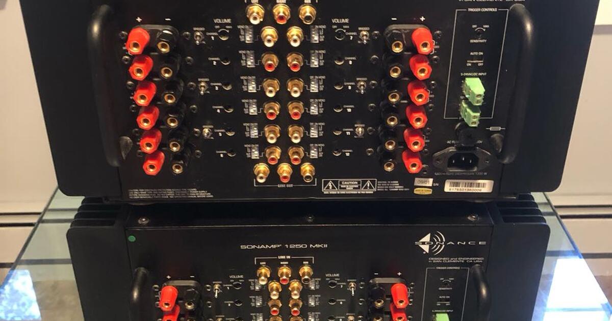 Sonance Sonamp 1250 MKII Amplifier Pair for $600 in New Canaan, CT ...