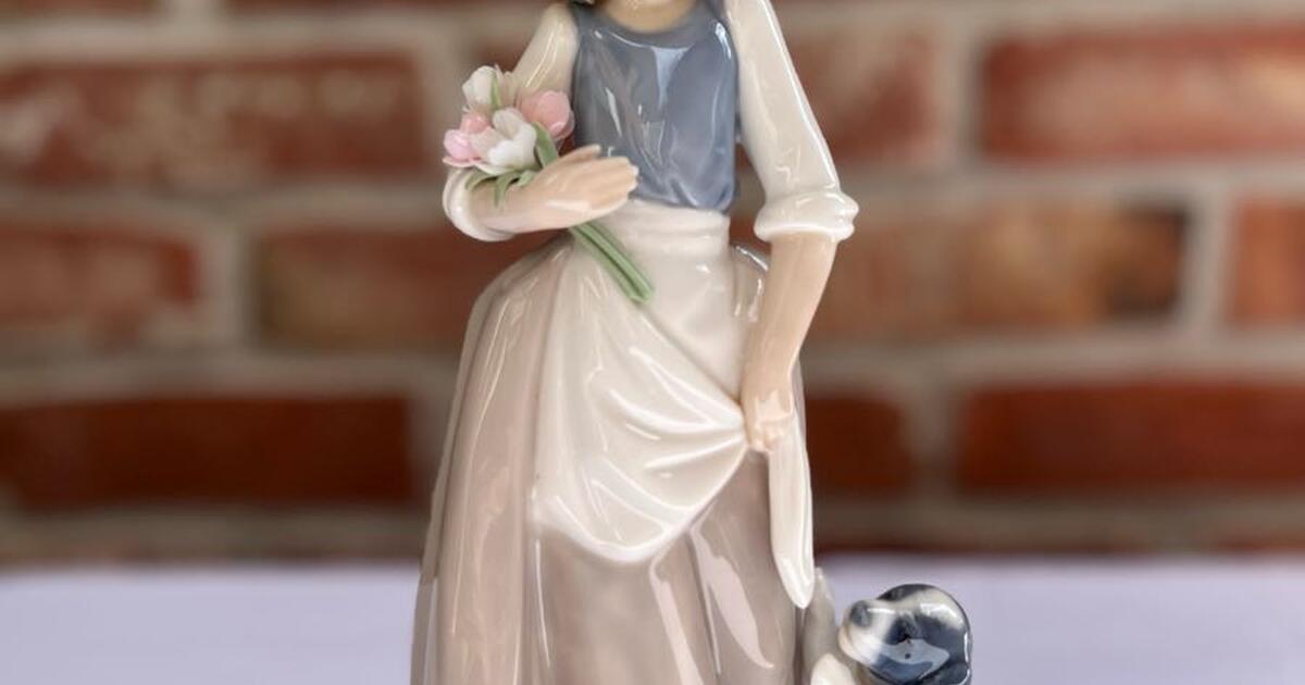 NAO by Lladro, Nina Con Perrito Travieso #01004 for $30 in Winfield, IL ...