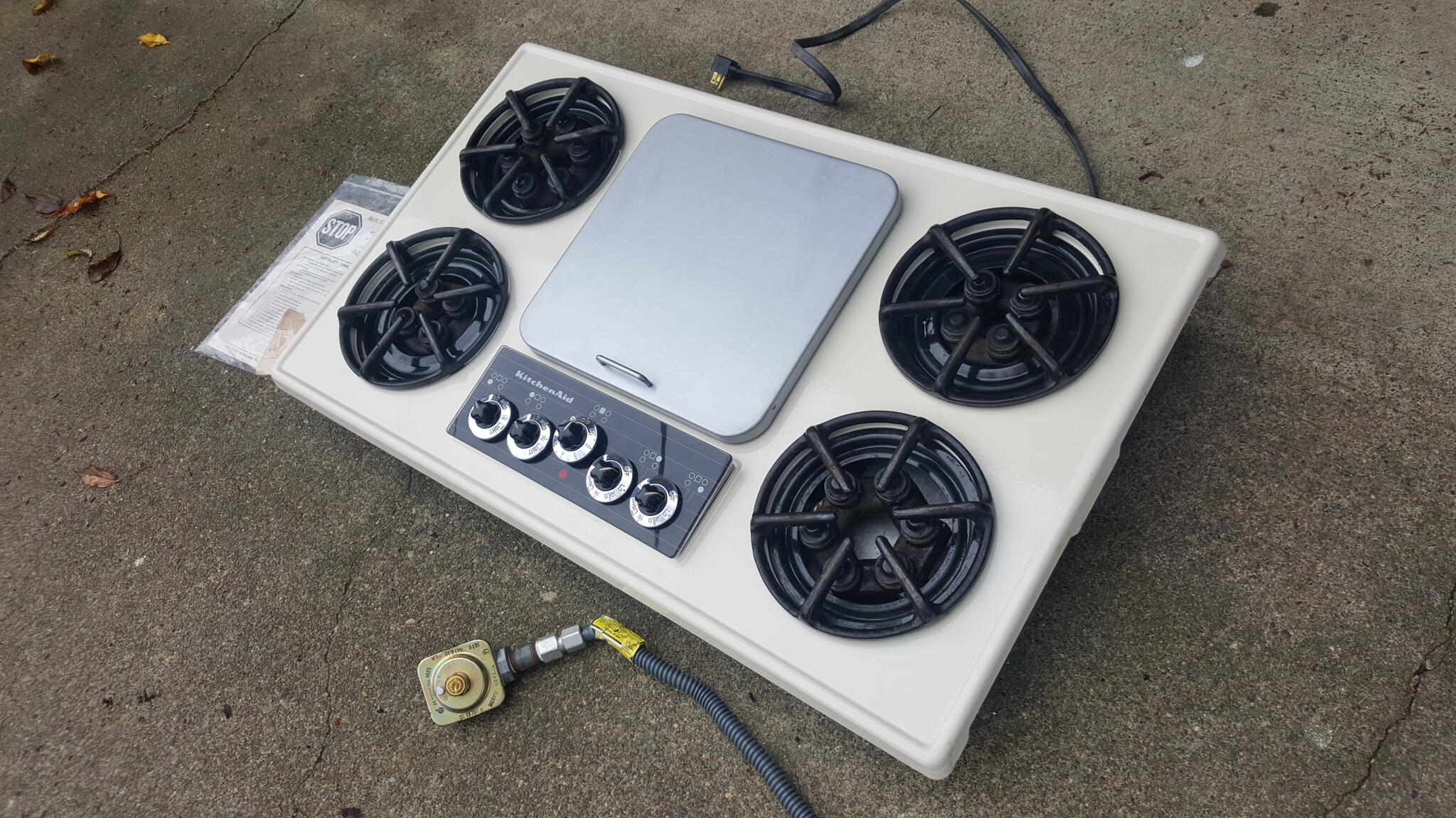 KitchenAid Gas Cooktop with Electric Grill/Griddle - FREE for Free in ...