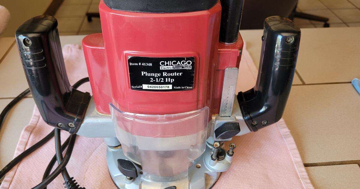 Chicago Electric Plunge Router for $28 in Greenwood Village, CO | For ...