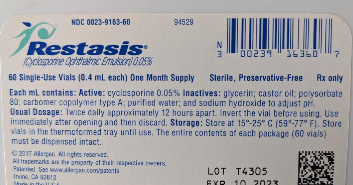 Restasis for Free in Laurel, DE | For Sale & Free — Nextdoor