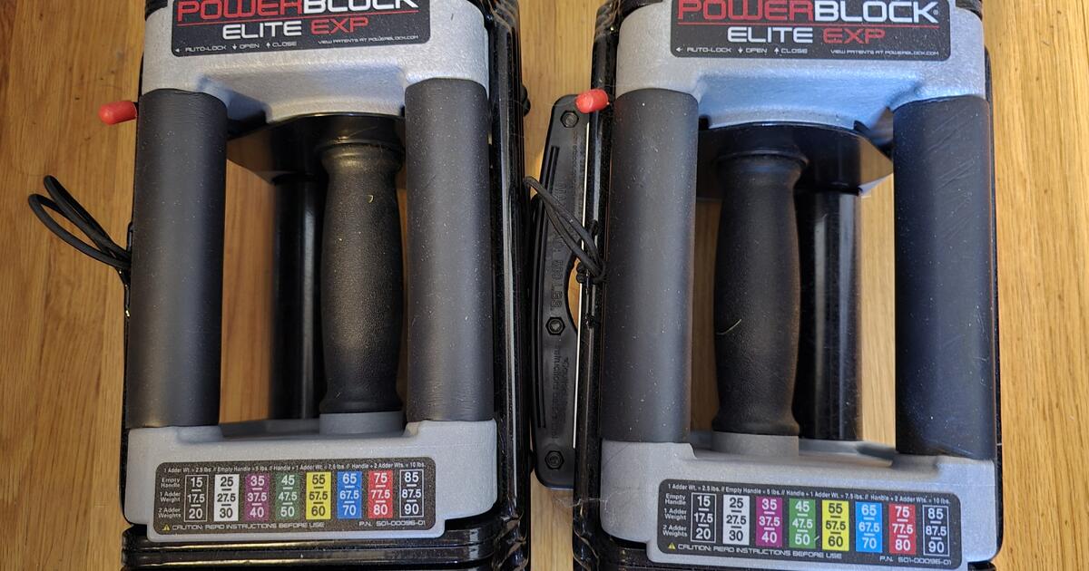 Power Block Elite Exp Adjustable Dumbbells for $150 in Salem, OR | For ...
