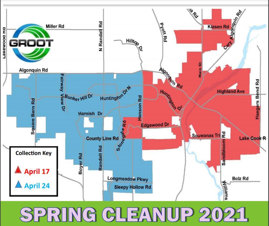 Spring Cleanup Dates (Village of Algonquin) — Nextdoor — Nextdoor