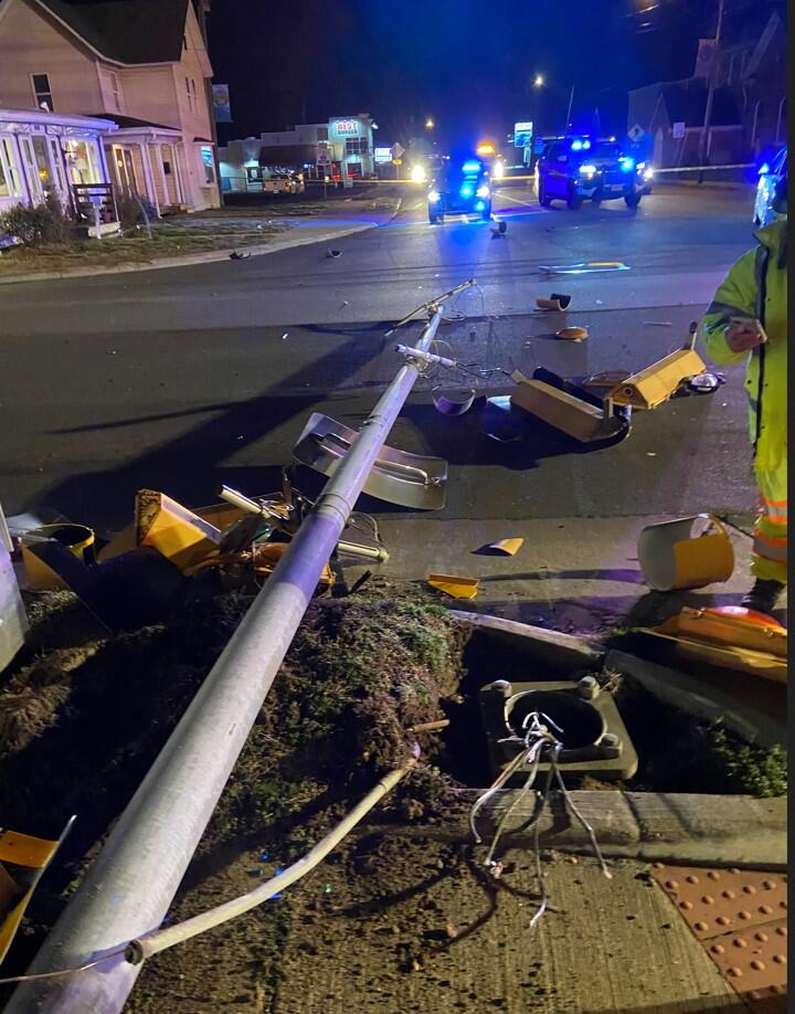 The Route 17 and Route 360 intersection in Tappahannock is closed after ...