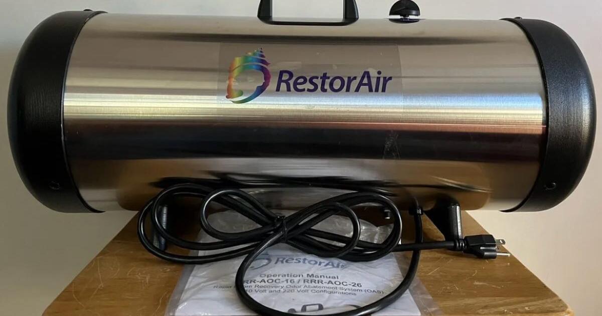 RestorAir Rapid Room Recovery Odor Abatement Unit RRR-AOC016 - Retails ...