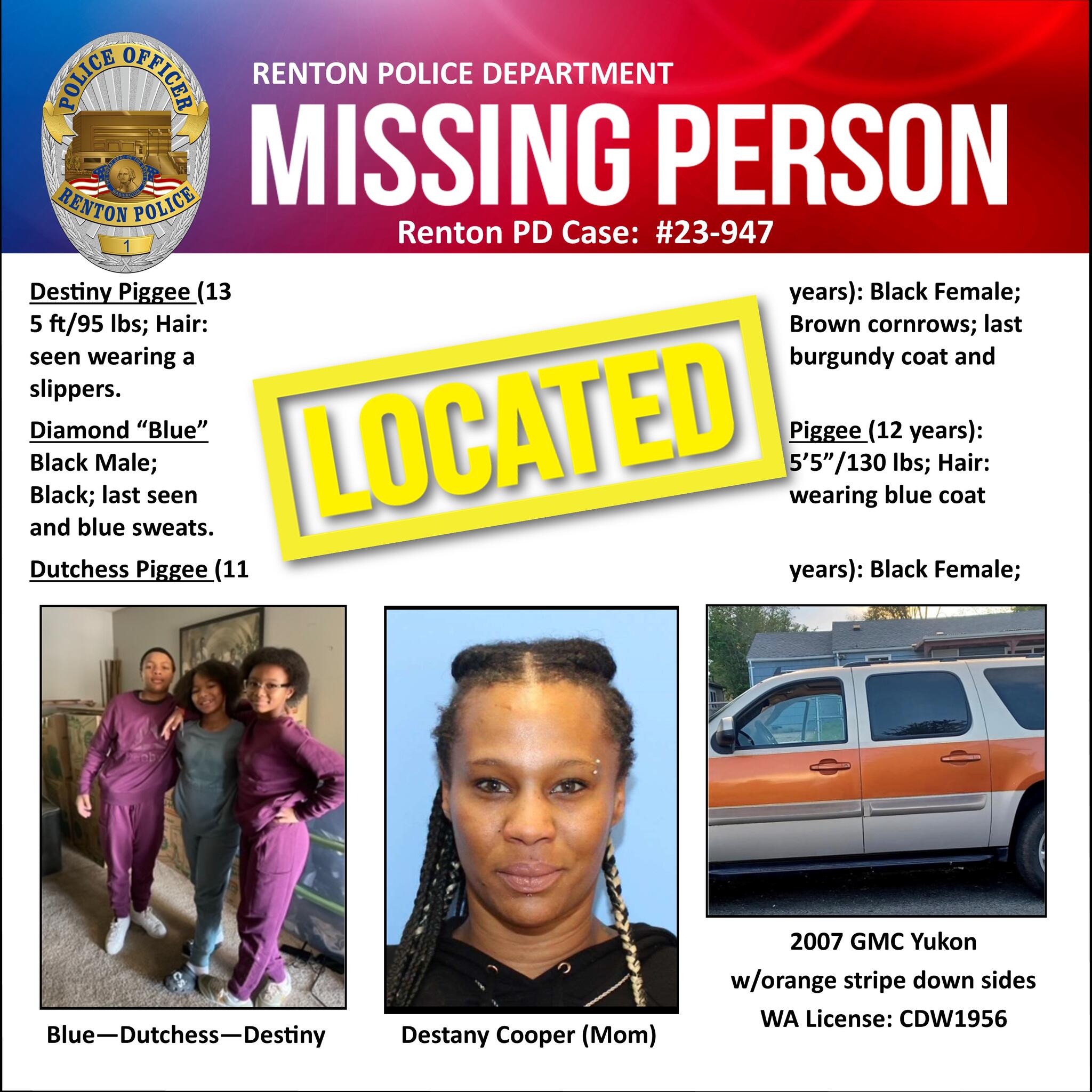 01-23-23: CHILDREN HAVE BEEN LOCATED!!!!! HAVE YOU SEEN THE PIGGEE ...