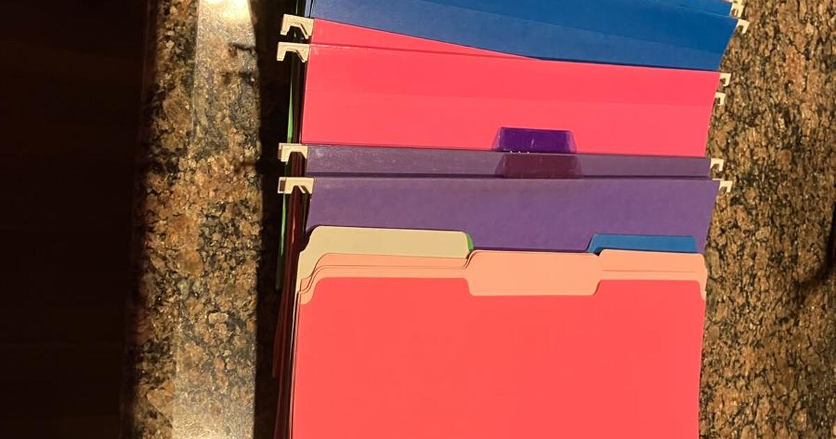 Colorful File Folders for Free in Long Beach, CA | For Sale & Free ...