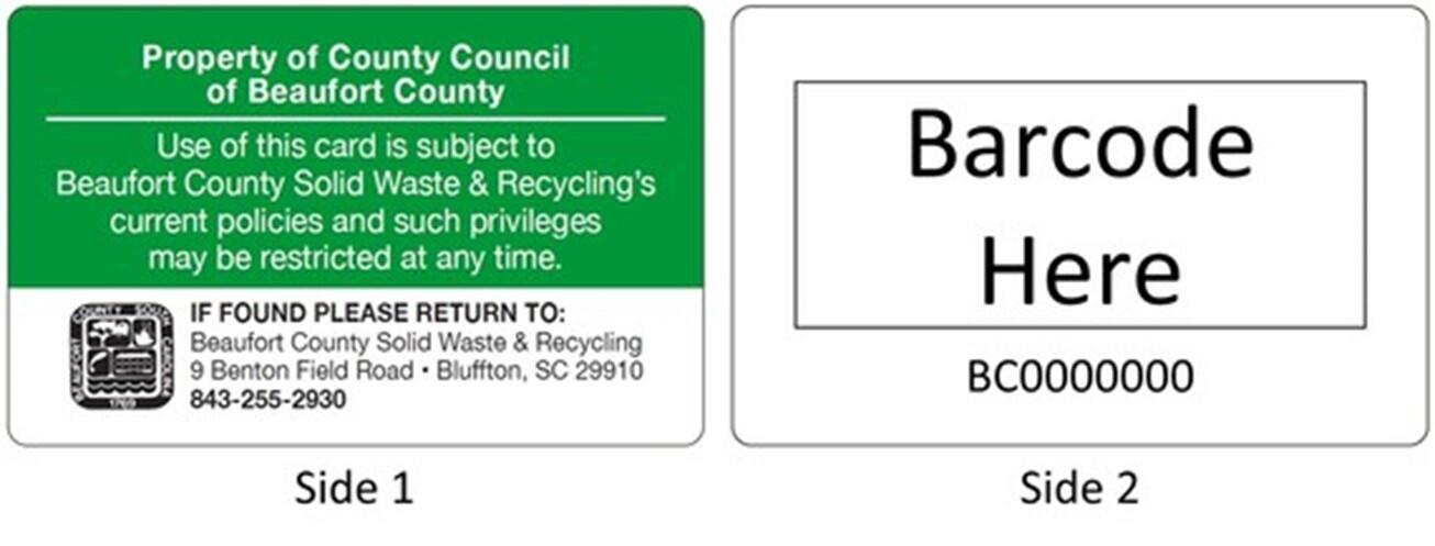 Convenience Centers Transitioning from Decal Sticker to Decal Card ...