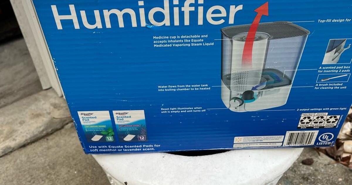 Equate Warm Mist Humidifier for $10 in Longs, SC | For Sale & Free ...
