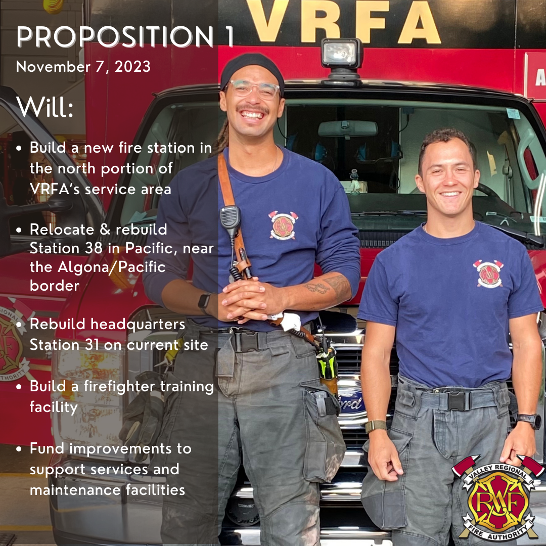 On November 7, 2023, voters in the VRFA service area will decide on ...