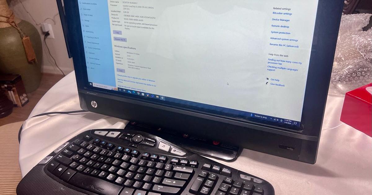 HP desktop computers all in one for $320 in Centreville, VA | For Sale & Free — Nextdoor