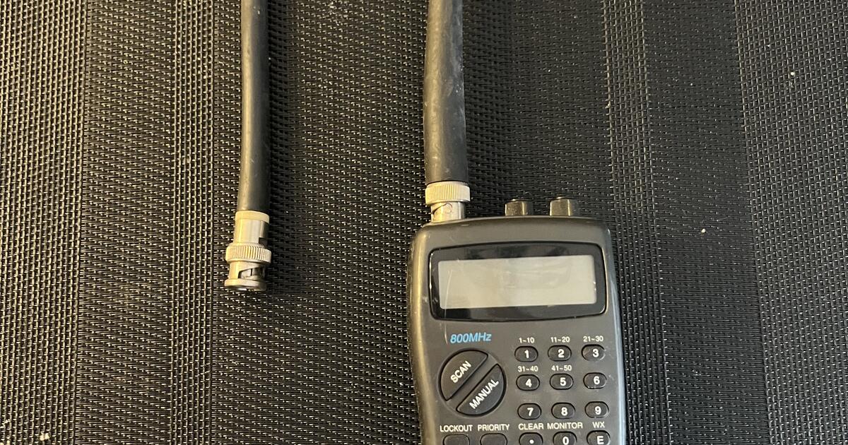 Radio Shack 20-504 50 Channel Direct Entry Programmable Scanner for $25 ...