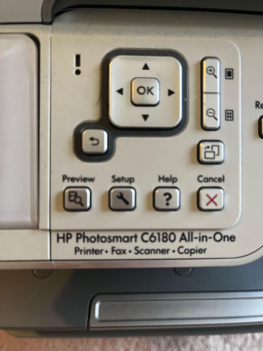 Printer - HP Photosmart C6180 All-in-One printer/Fax/Scan/Copier for ...