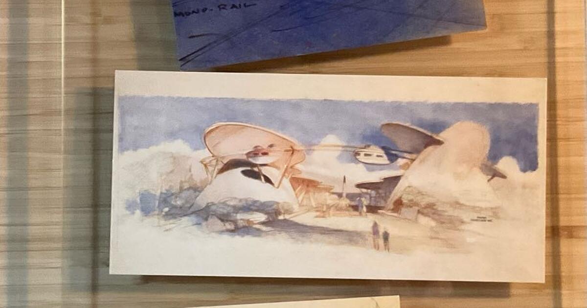 SET OF #3! - Framed Herb Ryman Disney Gallery Disneyland Concept Art ...