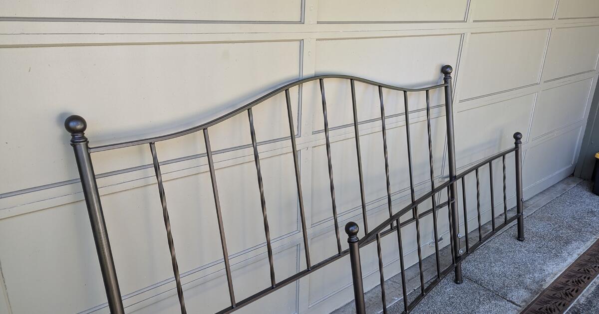 Eddie Bauer Home King Size Bed Frame for $55 in Bellevue, WA | For Sale ...