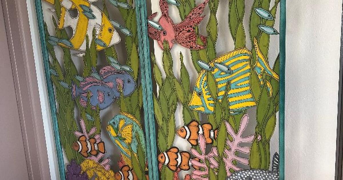Underwater Themed Metal Room Divider for $75 in Fort Myers, FL | For ...