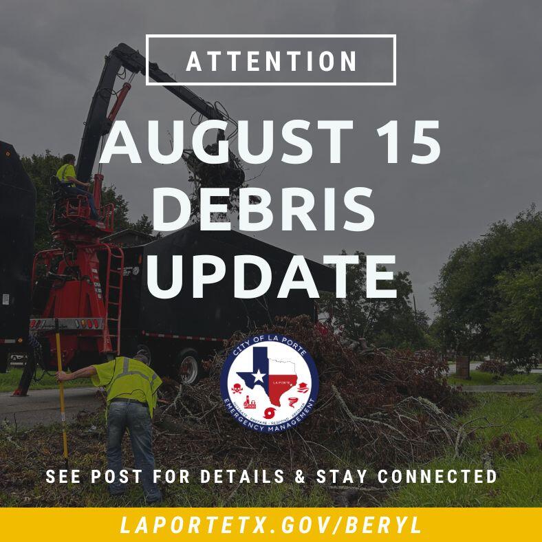 #Debris | The final pass for vegetative debris is ongoing across all ...