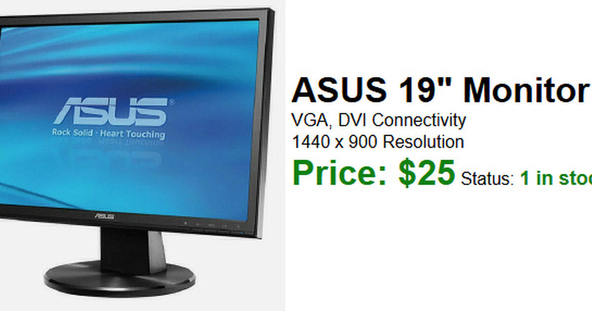 Computer Monitors starting at $25 for $25 in Coppell, TX | For Sale ...