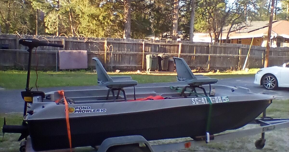 Bass Pro Shops Pond Prowler 10, trailer, trolling motor and more for ...