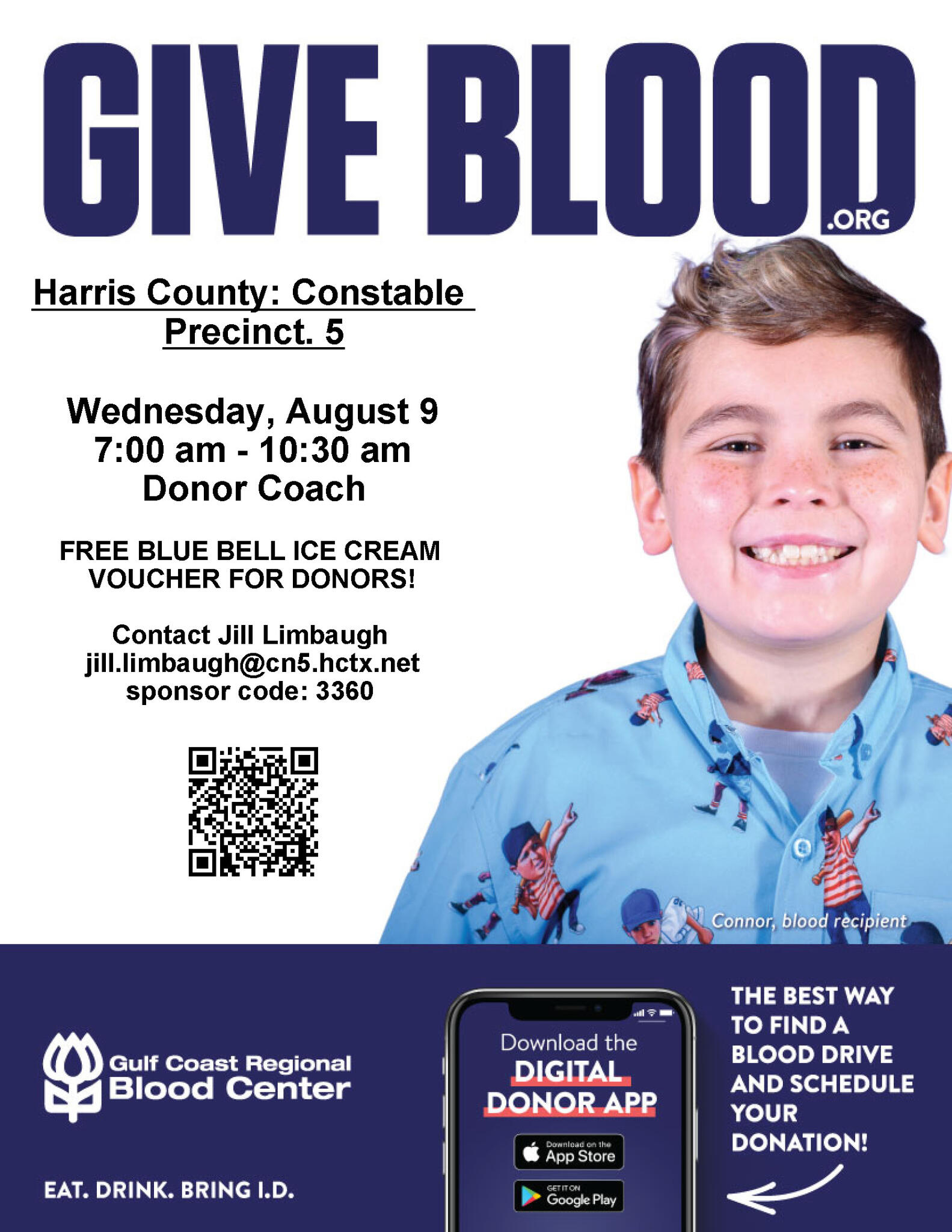 Constable Ted Heap invites you to join us for our upcoming blood drive ...
