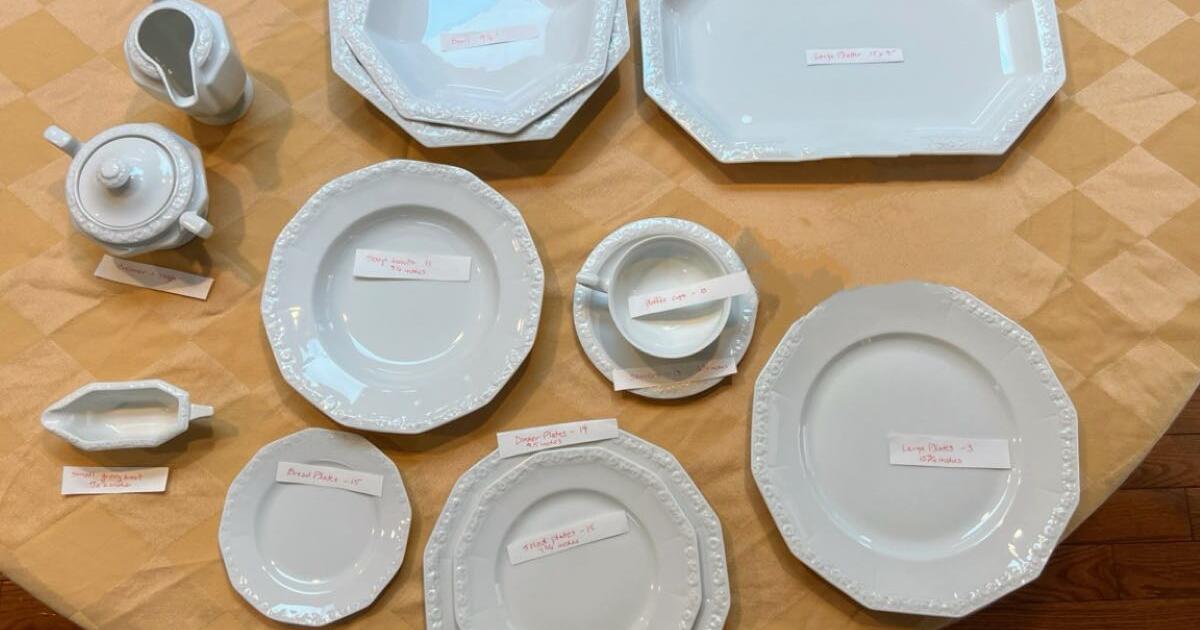 Rosenthal Maria White Porcelain China Dishes for $350 in New Brighton ...