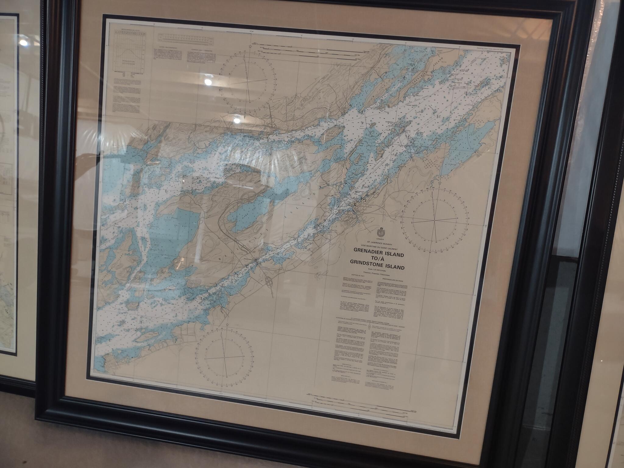 Framed Nautical Map of 1000 Islands for $75 in Clarence, NY | For Sale ...