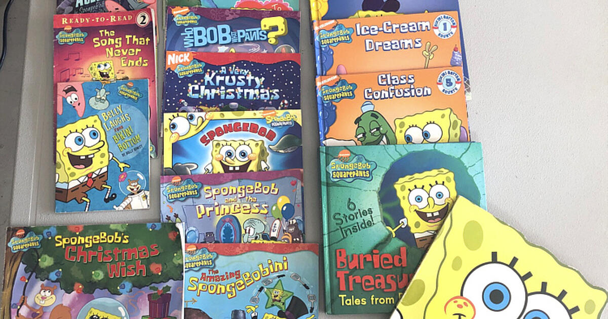 SpongeBob Squarepants Books lot of 18 for $15 in North Fort Myers, FL ...