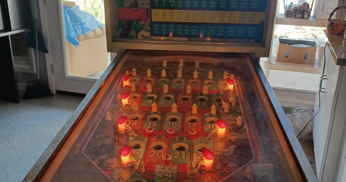 Vintage BINGO MACHINE PINBALL MACHINE for $150 in Seneca, SC | For Sale ...
