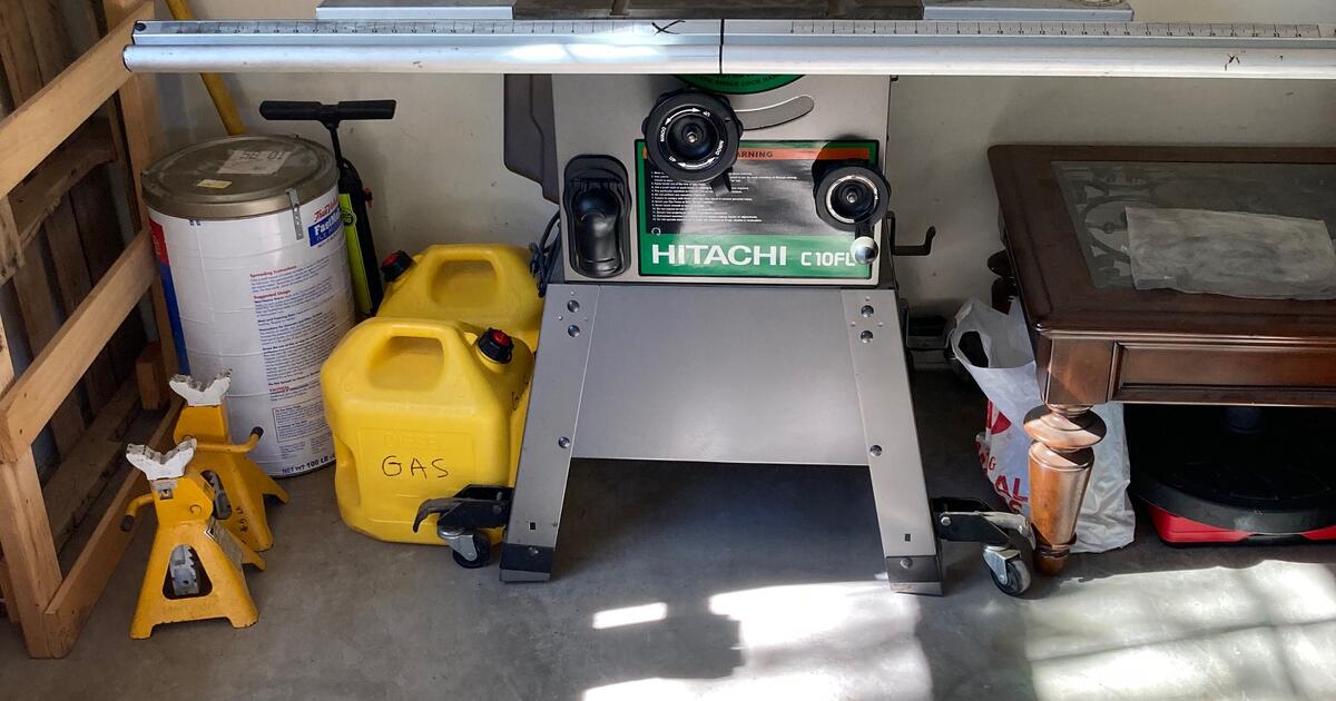 Hitachi C10FL Table Saw for $105 in Grass Valley, CA | For Sale & Free ...