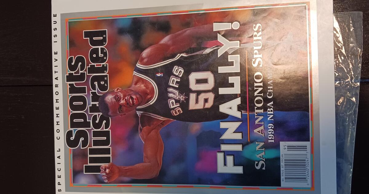 1999 Sports Illustrated Spurs Championship Commemorative issue magazine ...