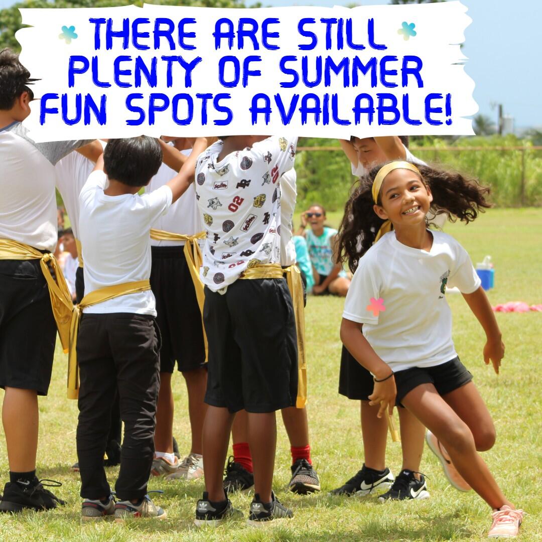 Spots remain available for keiki to enjoy the 2022 Summer Fun Program! (Honolulu Department of ...
