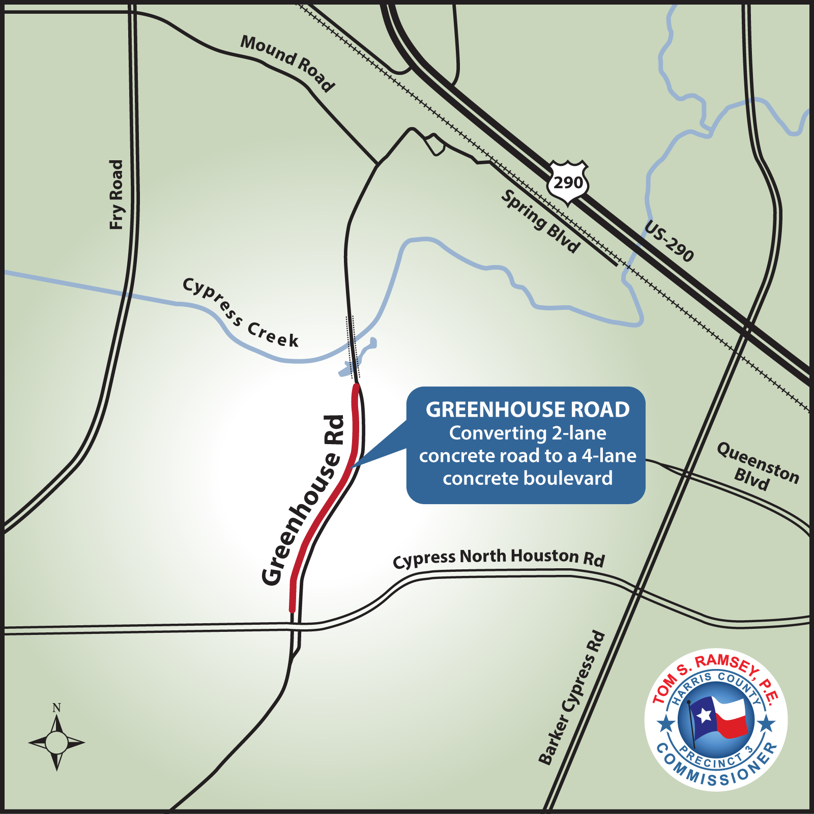 🚧Infrastructure Update: Greenhouse Road Project (Harris County ...